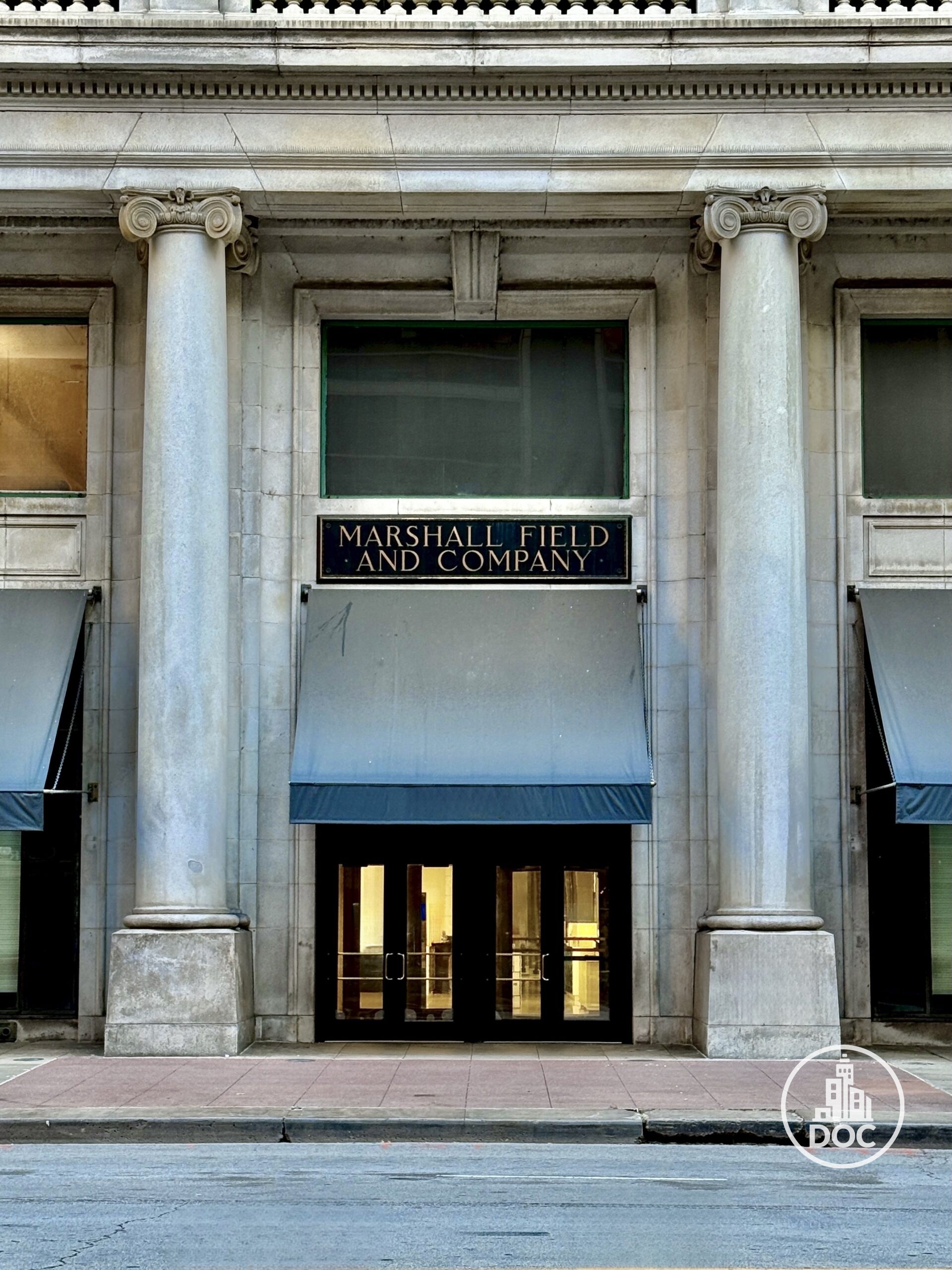 Marshall Field Ghost Sign - Doorways of Chicago